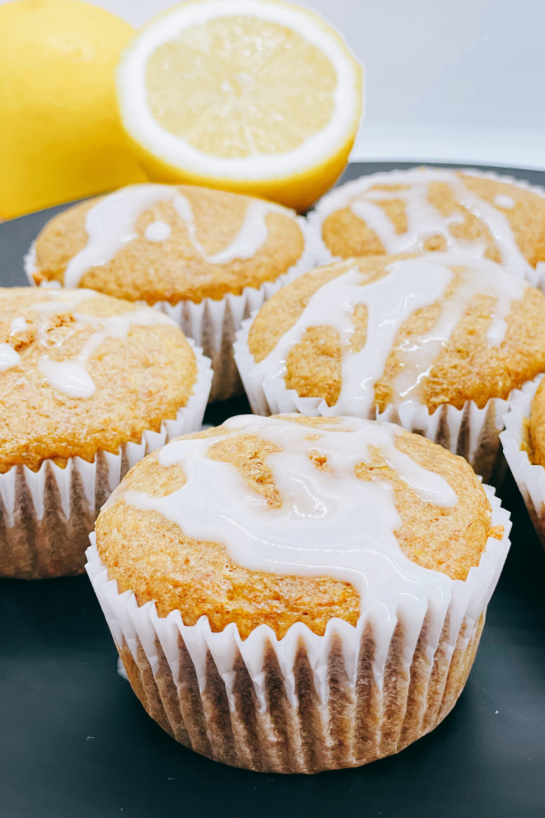 Healthy Lemon Muffins Recipe with Maple Syrup