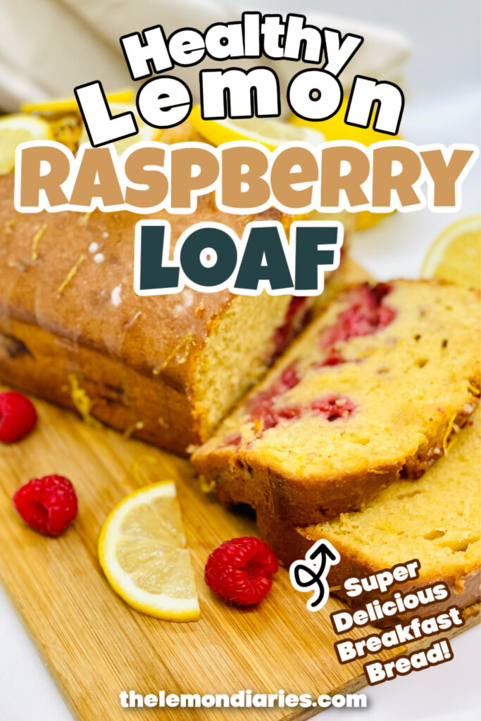 Light Lemon Raspberry Loaf with Maple Syrup