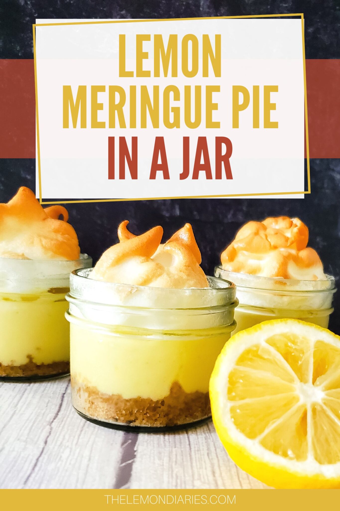 Lemon Meringue Pie In a Jar-The Lemon Diaries