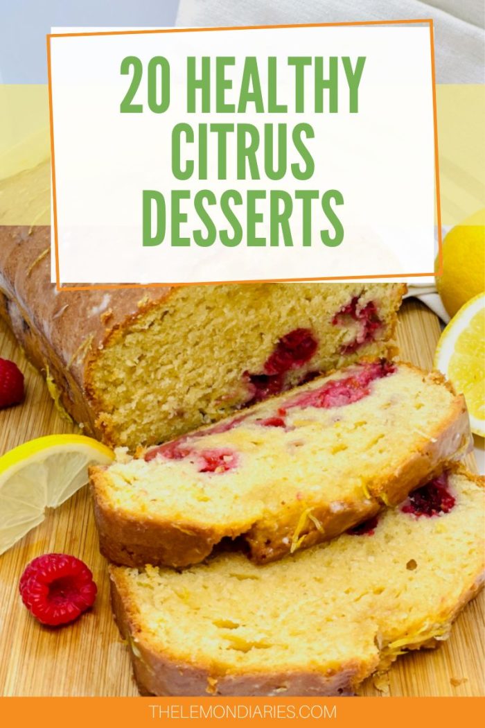 20 Healthy Citrus Desserts-The Lemon Diaries
