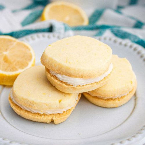 Lemon Meltaway Sandwich Cookies-The Lemon Diaries