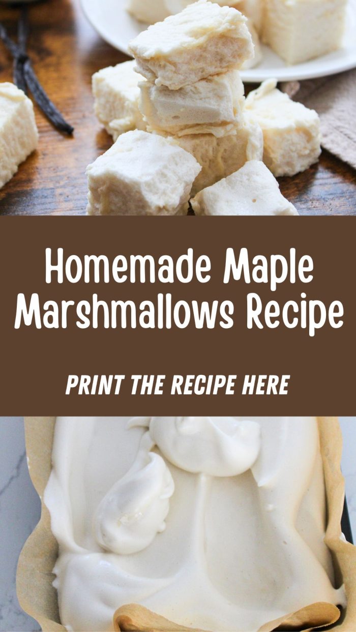 Homemade Maple Marshmallows Recipe